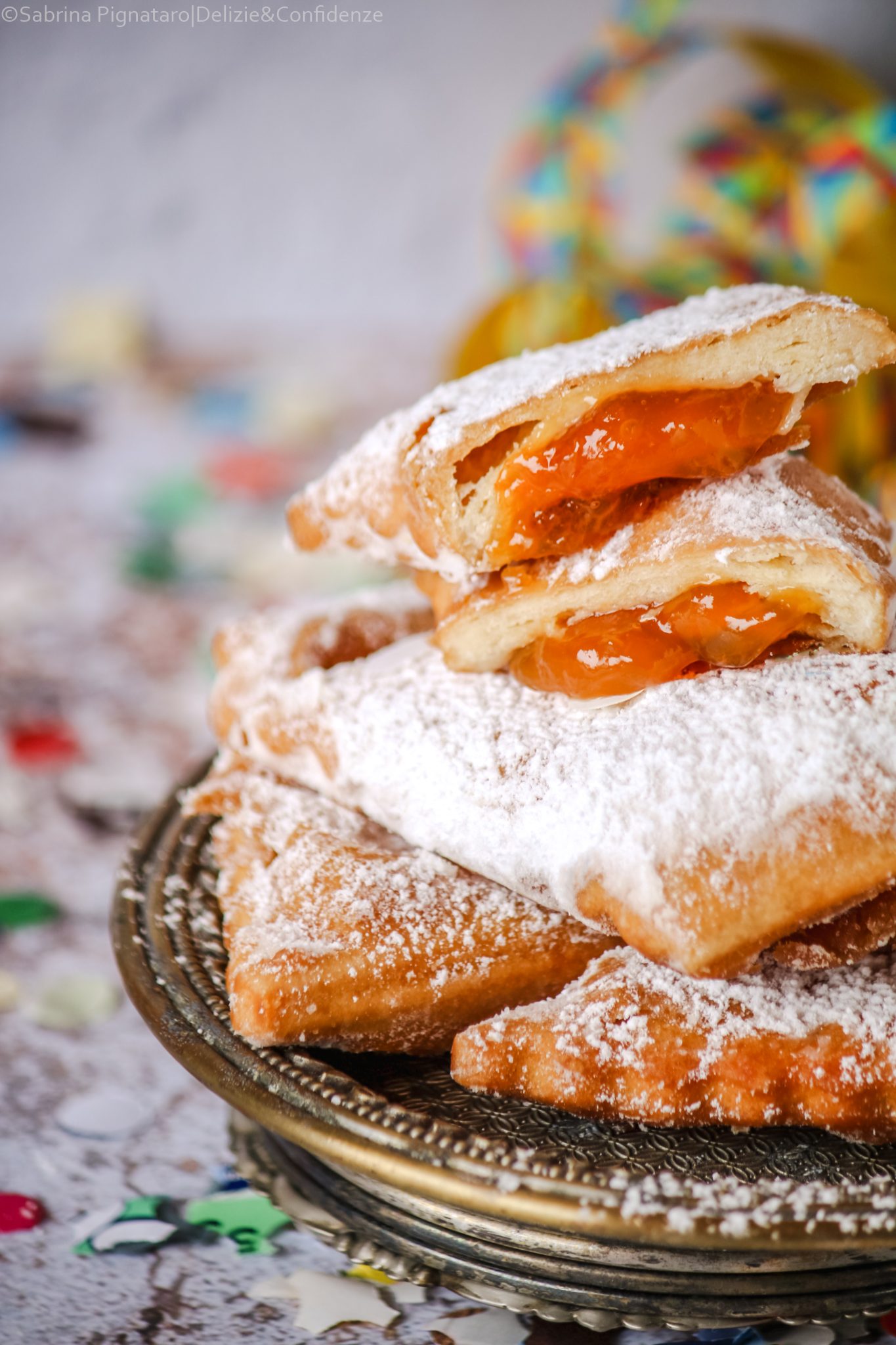 Bugie ripiene di Fiordifrutta - Delizie & Confidenze